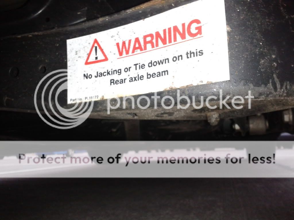 Jacking points for trolley jack/axle stands - Skoda Octavia Mk2 (2004 ...