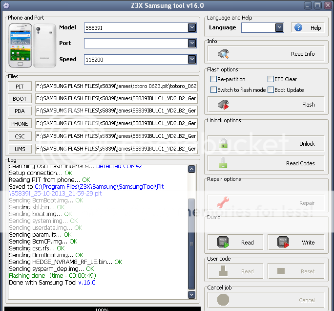 Samsung S5839i flash error solution - GSM-Forum