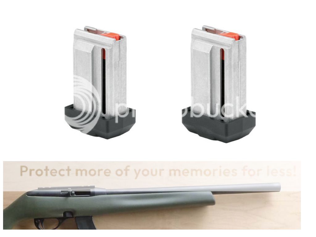 2-Pack REMINGTON Model 597 17 HMR 22 WMR Stainless Magazine 8 Mag Magazines